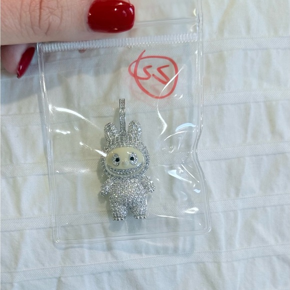 Moissanite | Other | Silver Labubu Kid Costume Pendant | Poshmark